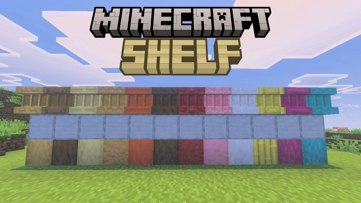 Wie Man In Minecraft Regal Herstellt Und Benutzt