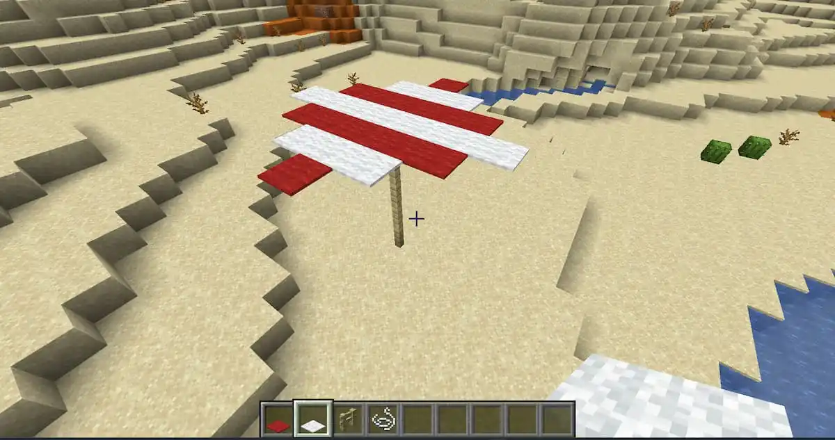 Minecraft에서 우산을 만드는 방법