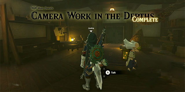 눈물의 왕국에서 사진을 찍는 방법