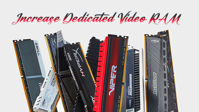 Windows 7/10/11에서 전용 비디오 RAM을 늘리는 방법