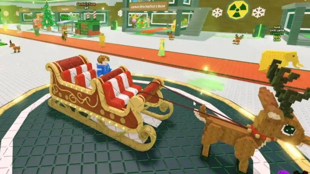 ขโมยคู่มือกิจกรรม Brainrot Gingerbread Town