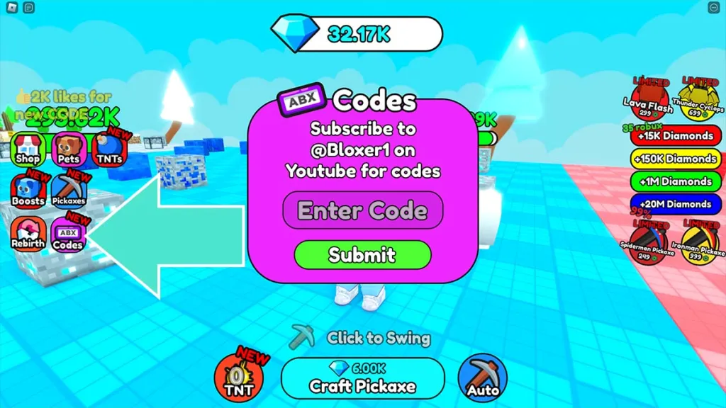 Roblox Block Miner Codes (March 2024)