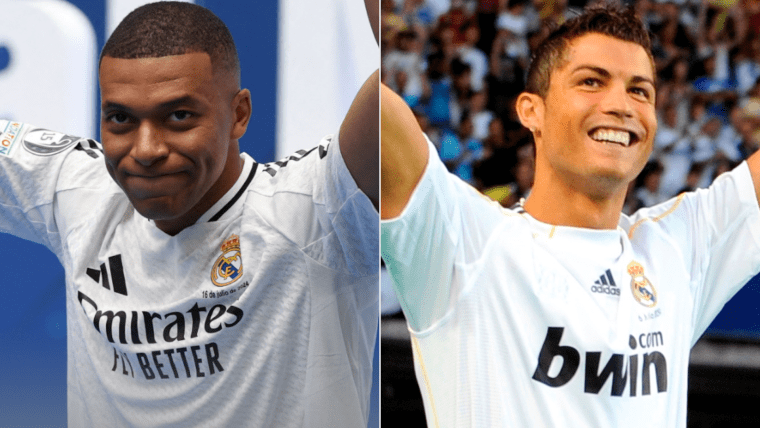 Comparison Of Kylian Mbappé And Cristiano Ronaldo's Real Madrid ...
